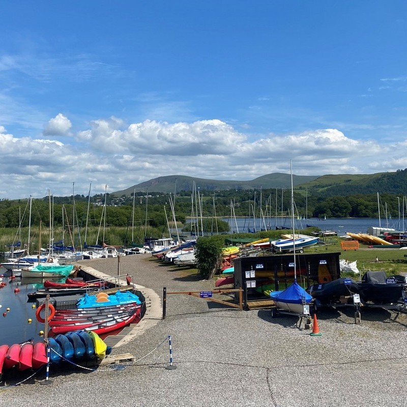 Short Stay Shore Storage - Dinghy's 16ft to 18ft - Derwent Water Marina